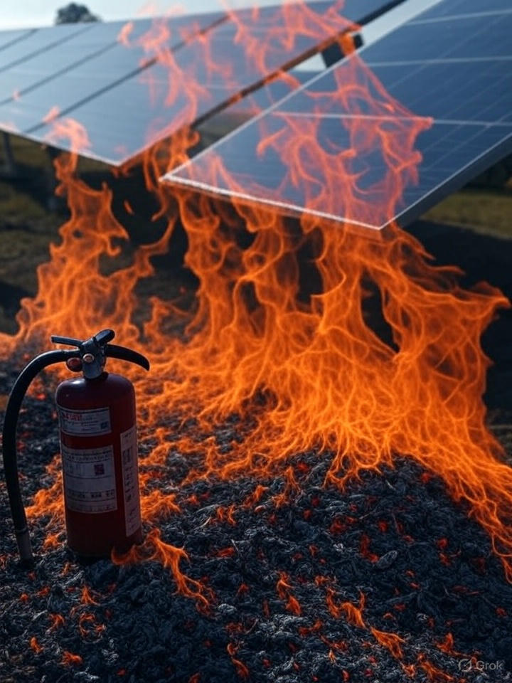 Understanding Lithium Battery Fire Risks in Solar Systems | LessWatts